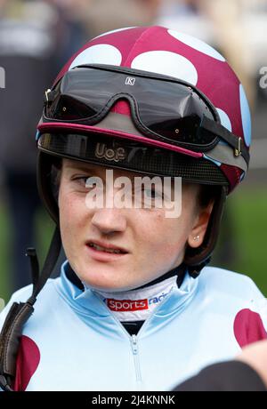 Jockey Hollie Doyle at Newcastle Racecourse, Newcastle upon Tyne ...
