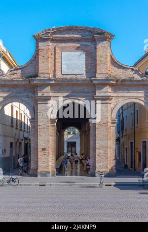 Piazza Cavour in Rimini Stock Photo - Alamy