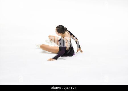 Stefania YAKOVLEVA (CYP), during Junior Women Free Skating, at the ISU ...