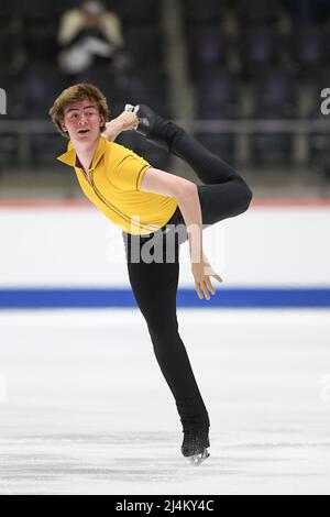 Edward APPLEBY (GBR), during Men Short Program, at the ISU European ...