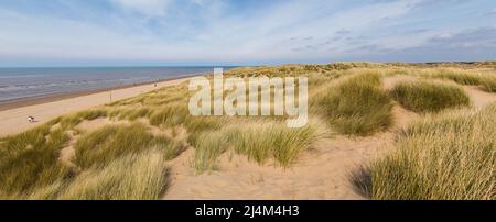 Irish Landscape image of dunes, beach and coast at Murlough Beach ...