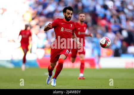 London, England, 16th April 2022. Gabriel Jesus of Manchester City and ...