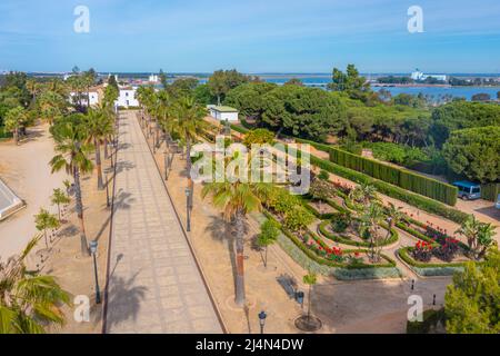 Aerial view of La Rabida monastery in Spain Stock Photo - Alamy