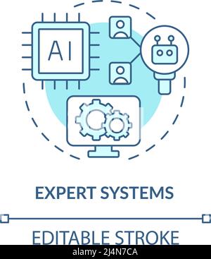 Expert systems concept icon Stock Vector Image & Art - Alamy