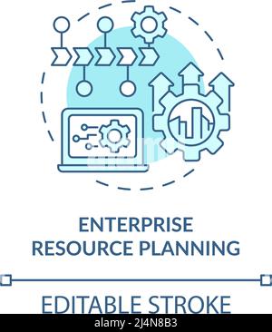 Resource management turquoise concept icon Stock Vector Image & Art - Alamy