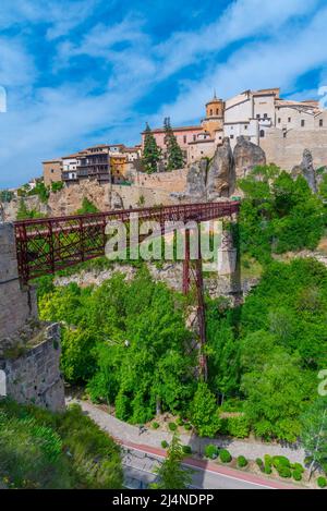 San Pablo bridge over river Huecar in Cuenca, Spain Stock Photo - Alamy