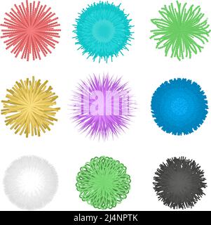 colored yarn balls Stock Vector Image & Art - Alamy