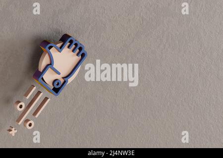 Beautiful abstract illustrations Blue and Golden Data Screen symbol ...