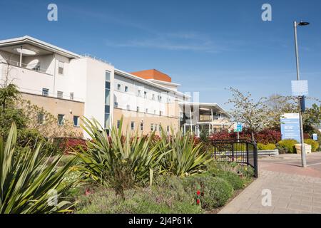 The exterior of Queen Mary's Hospital, Roehampton, London, England, UK ...