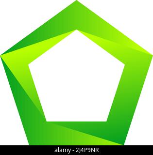 Divided basic shape geometric icon, logo. Stock vector illustration ...