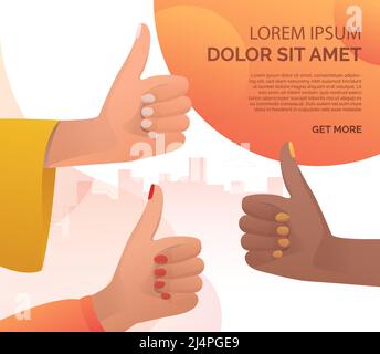 Team work cartoon web banners with business people think idea, creative ...