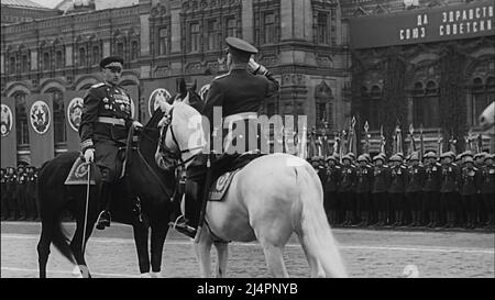 Parade of the Red Army in Moscow, 1940 Stock Photo - Alamy