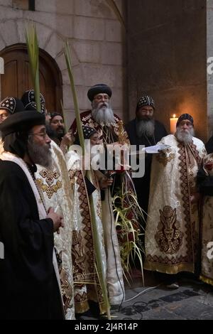 Coptic Orthodox Bishop of Jerusalem Anba Abraham Stock Photo - Alamy