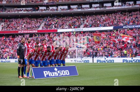 17 th april 2022; Stadium Wanda Metropolitano, Madrid, Spain; Men's La ...