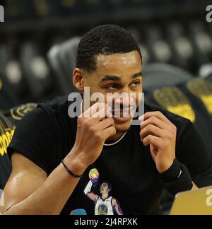 Dallas Mavericks' Luka Doncic gestures to a teammate during an NBA ...