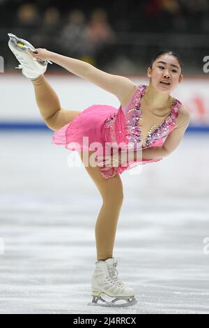 Clare SEO (USA), during Women Free Skating, at the ISU World Junior ...