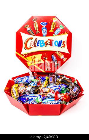 Celebrations Centerpiece Gift Box Stock Photo - Alamy