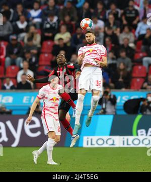 Leverkusen, Deutschland. 17th Apr, 2021. firo: 17.04.2021, Fuvuball ...