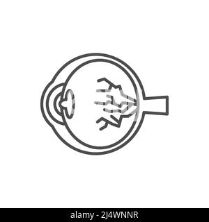 Diabetic retinopathy concept icon Stock Vector Image & Art - Alamy