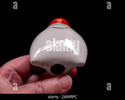 Soviet-era salt shaker. Soviet Union was a socialist state on the ...