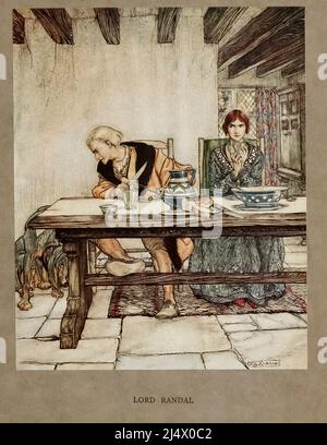 Rackham Arthur - Some British Ballads - Lord Randal Stock Photo - Alamy