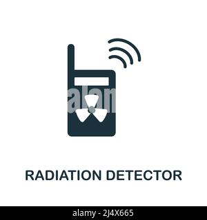 Radiation Detector line icon. Monochrome simple Radiation Detector ...