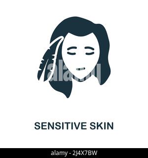 Oily Skin icon. Simple element from skin care collection. Creative Oily ...
