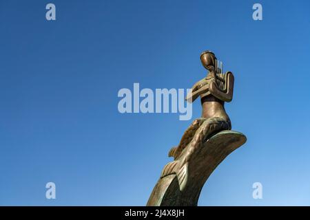 Mermaid sculpture in Ayia Napa, Cyprus, Europe Stock Photo - Alamy
