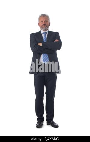 A senior sales manager businessman standing in the office Stock Photo ...