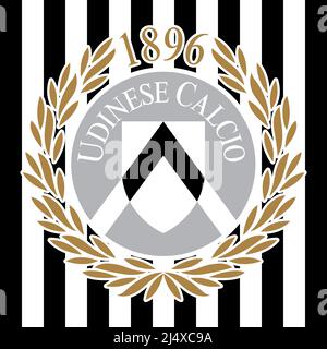 Logo of Italian football team Udinese Calcio Italy Stock Photo Alamy