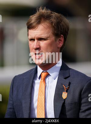 Trainer Tom Ward at Kempton Park Racecourse, Surrey. Picture date ...