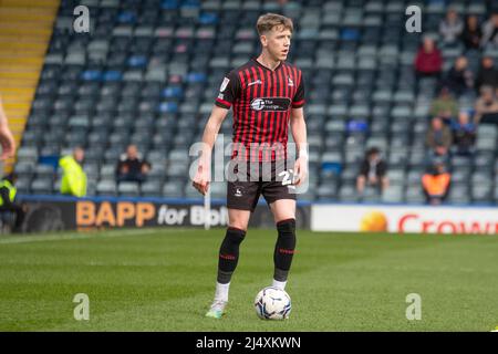 midfielder Tom Crawford (22) of Hartlepool United during the Sky Bet League 2 match between ...