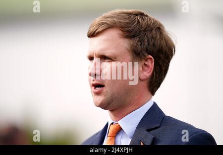 Trainer Tom Ward at Kempton Park Racecourse, Surrey. Picture date ...