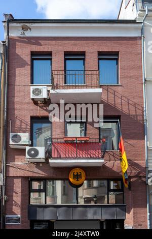 Plovdiv, centre, vintage architectural design, archaeological roman ...