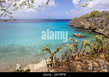 Holiday at Playa Jeremi on the Caribbean island Curacao Stock Photo - Alamy