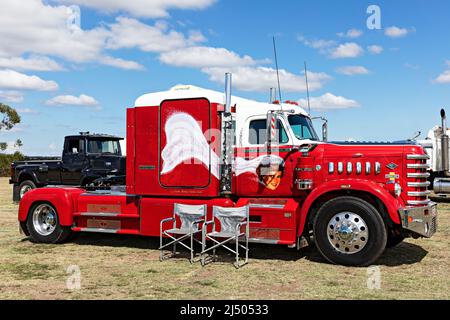 Trucks Australia / Diamond T 950 Semi Truck in the 1850`s gold mining ...