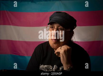 Marietta, Georgia, USA. 18th Apr, 2022. Monica Helms created the pink ...