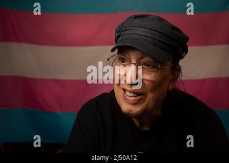 Marietta, Georgia, USA. 18th Apr, 2022. Monica Helms created the pink ...