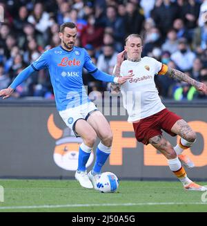 Rick Karsdorp of AS Roma during the Serie A match between AS Roma and ...