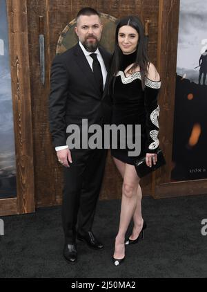 (L-R) Robert Eggers and Alexandra Shaker arrives at THE NORTHMAN Los ...