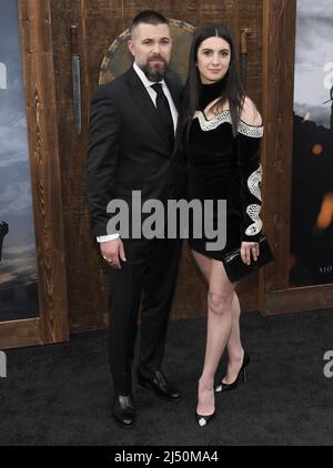 (L-R) Robert Eggers and Alexandra Shaker arrives at THE NORTHMAN Los ...