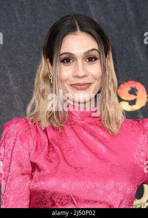 Vanessa Giselle walking on the red carpet at FX's "Mayans M.C." season ...