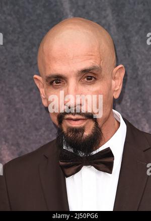 Joseph Lucero walking on the red carpet at FX's "Mayans M.C." season 4 ...