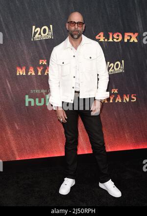 Greg Vrotsos walking on the red carpet at FX's "Mayans M.C." season 4 ...