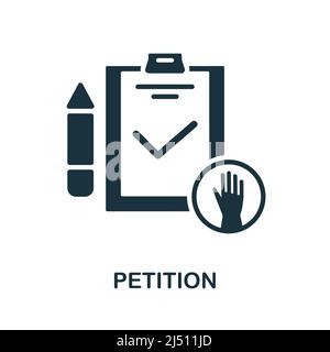 Petition concept icon. Signature collection idea thin line illustration ...