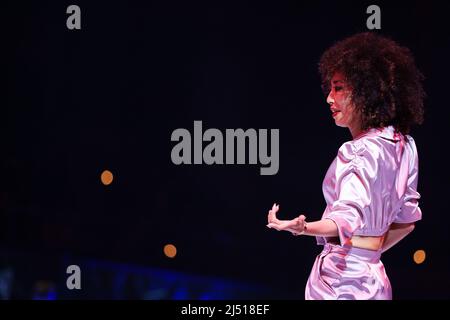 Tokyo, Japan. 17th Apr, 2022. YOSHIE Dance : DANCE ALIVE HERO'S 2022 ...