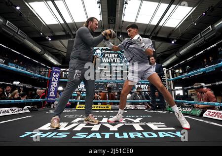 Royston Barney Smith (right) during a media work out at BT Studios ...