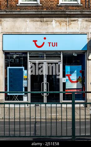 front view of a tui travel agency Stock Photo - Alamy