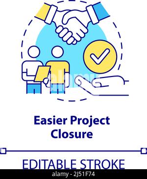 Project closure abstract concept vector illustration Stock Vector Image ...