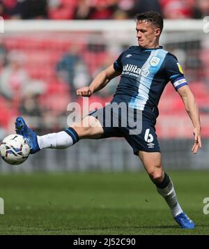 Jonathan Hogg #6 of Huddersfield Town during the Sky Bet Championship ...